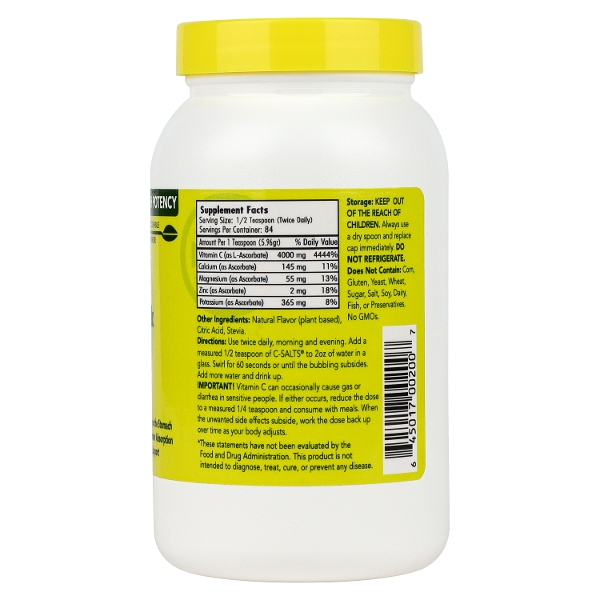 C-SALTS Buffered Vitamin C Lemon Lime (8oz)